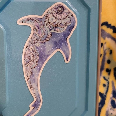 Whale Shark Decal, Waterproof Vinyl Sticker, Laptop Decal, Phone Decal ...