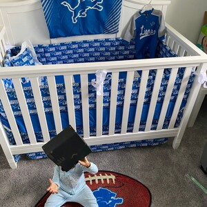 Michael Jordan NBA Basketball Custom Made 4pc Crib Bedding/ Toddler Set ...