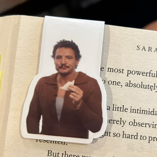 Magnetic Bookmark, Pedro Pascal | Books, Journals, Notebooks, Planners ...