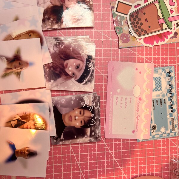 Aespa Sticker Kpop Stickers Waterproof Stickers Pink Kpop Stickers Aespa Sticker Set - Etsy