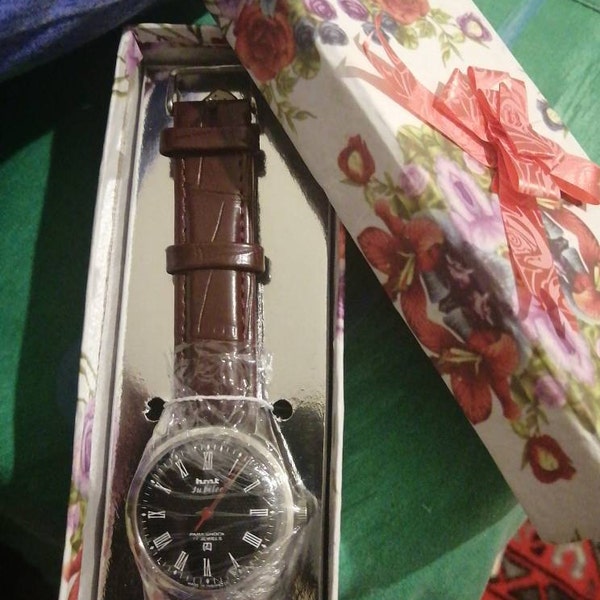 Vintage HMT Kohinoor Red Dial Hand Winding Men's Watch Movement 17 ...