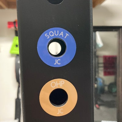 Squat Rack Magnetic Position Markers Mark Your Power Rack Barbell ...