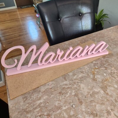 Sweet 16 Name Sign, Custom Name Sign, Elegant Centerpiece, Height 5 to ...