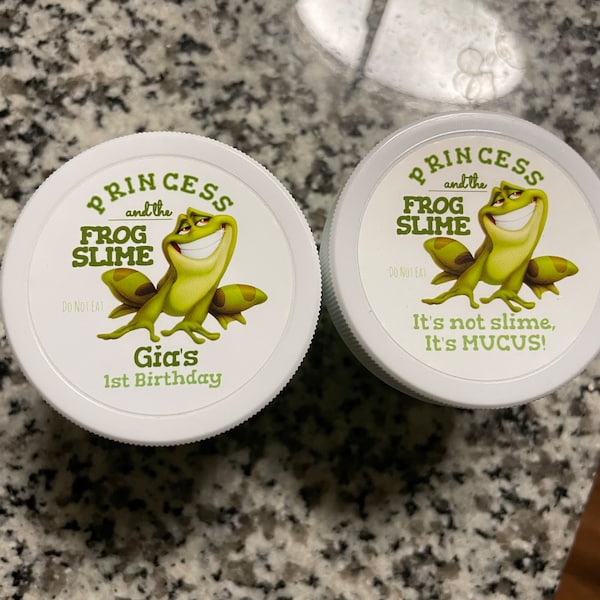 Elsa Frozen Princess Glitter Slime Party Favors (6 Pack) - Etsy