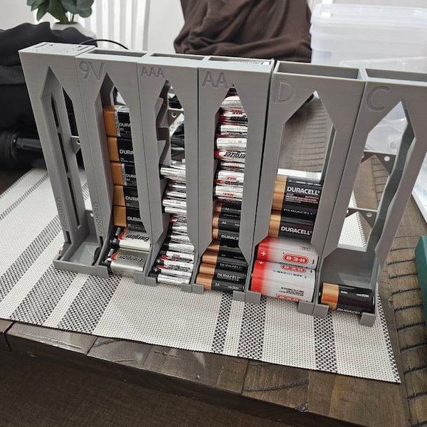 Battery Storage Dispensers (AA, AAA, C, D, & 9V, +more) - Etsy