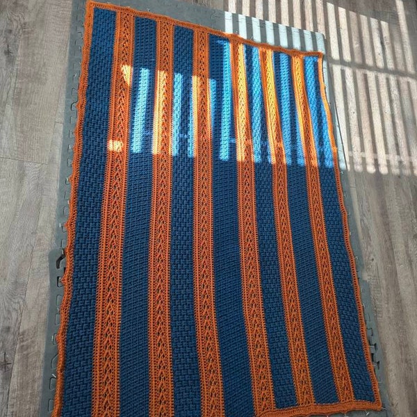 Throwback Blanket Crochet Pattern, Crochet Throw, Blanket Pattern ...