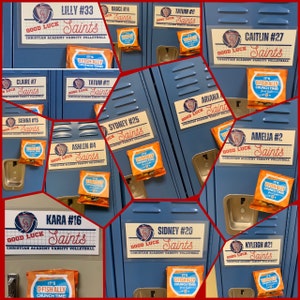 Basketball Hotel Door Sign, Locker Tag, Pep Rally Team Spirit Poster ...