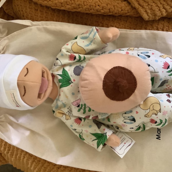 Breastfeeding Education Doll Puppet Set: Lactation Consultant Tool - Etsy