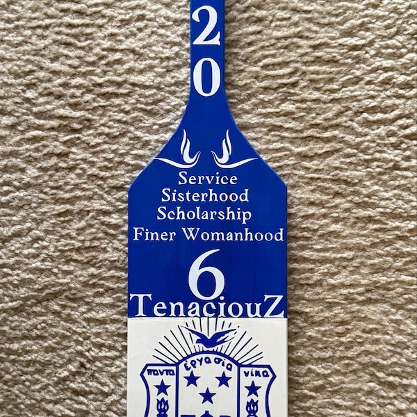 Delta Paddle, Personalized Sorority Paddle, Customized Paddle, Sorority ...