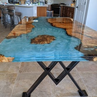 Countertop,resin River Countertop,custom Live Edge Countertop - Etsy Canada