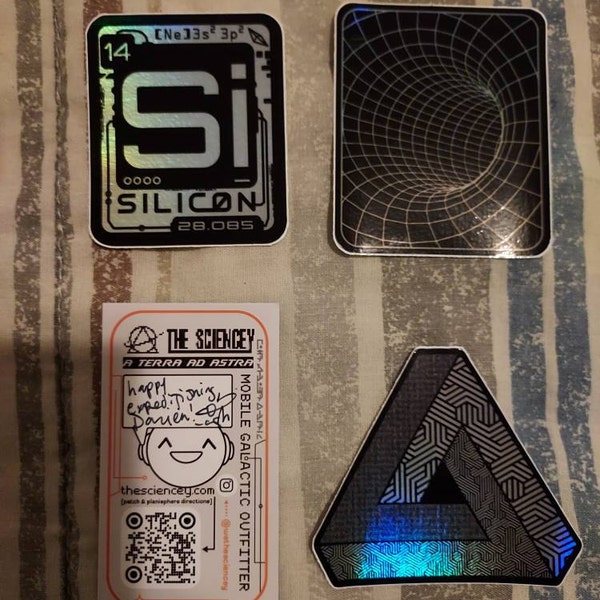 Event Horizon Holographic Vinyl Decal - Cyberpunk Laptop Sticker ...