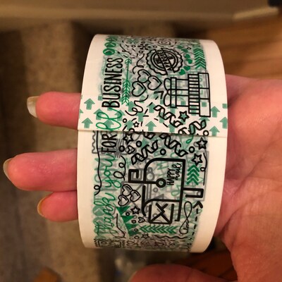 Cute Shipping Tape Fun Packing Tape Small Business Self Adhesive Tape ...