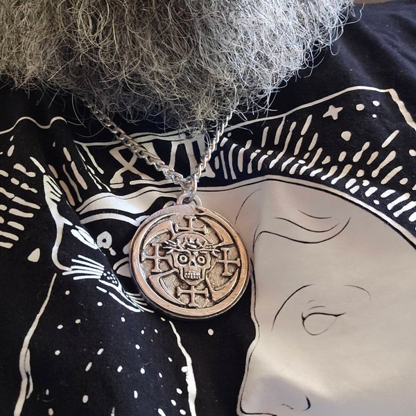 Thelemic Symbol Unicursal Hexagram Star Ring , Occult Mysterious ...