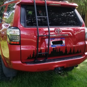 Trees Banner Large Vinyl Decal, Bumper Sticker. for Side of Truck Decal ...