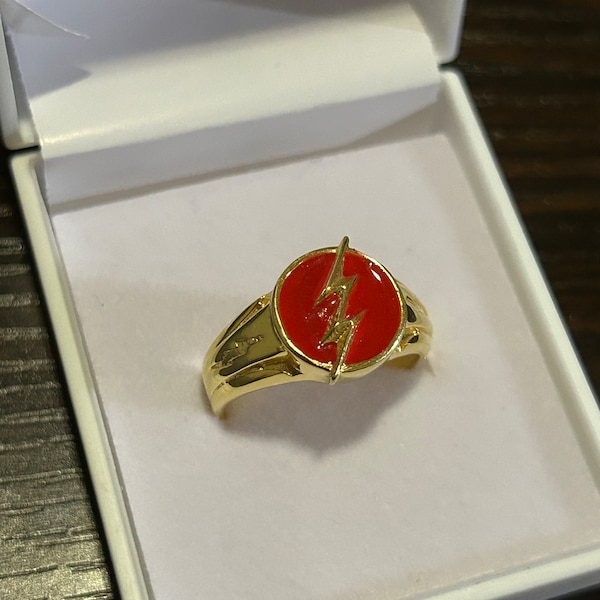 Flash Ring,sterling Silver Ring,flash Point Ring,dc Comics,dc Jewelry ...