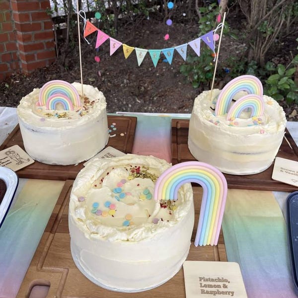 Hessian Cake Topper, Hen Do Cake Bunting, Custom Hen Do, Burlap Cake ...