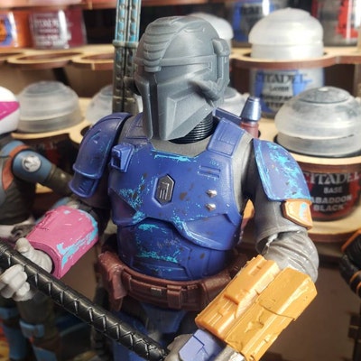 Red Ranger Mandalorian Helmet Cosplay STL FILE - Etsy