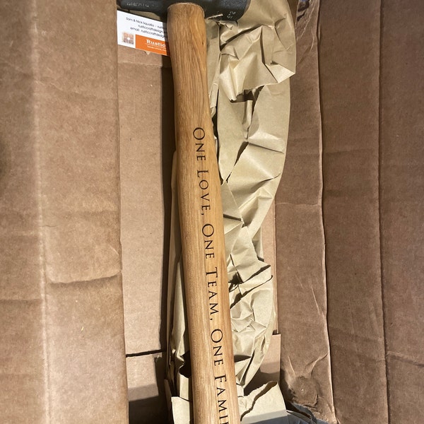 Personalized Sledgehammer - Engraved Hickory Wood Handle, Father's Day ...