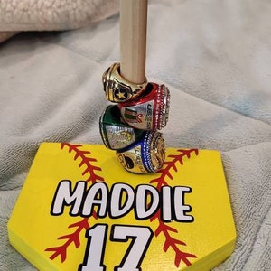 Baseball Ring Display Baseball Ring Holder Trophy Ring Display Custom ...