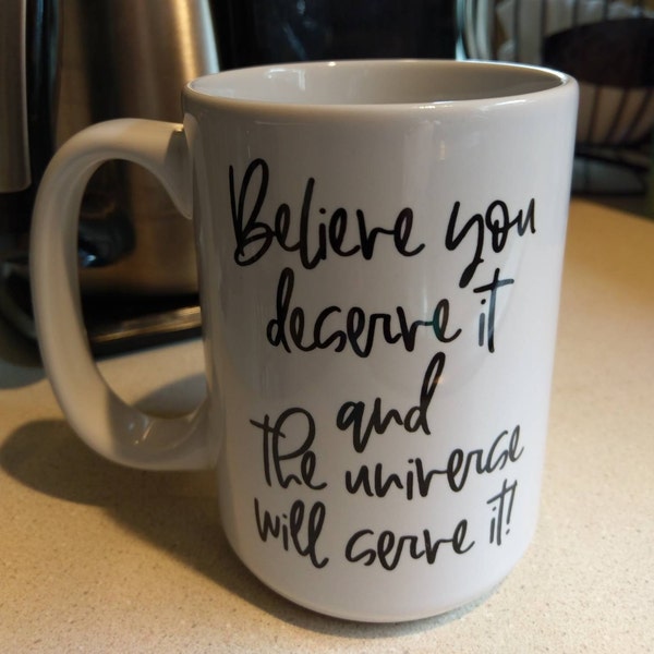 Your Custom Text Here Coffee Mug With Personalized Message for a Coffee ...