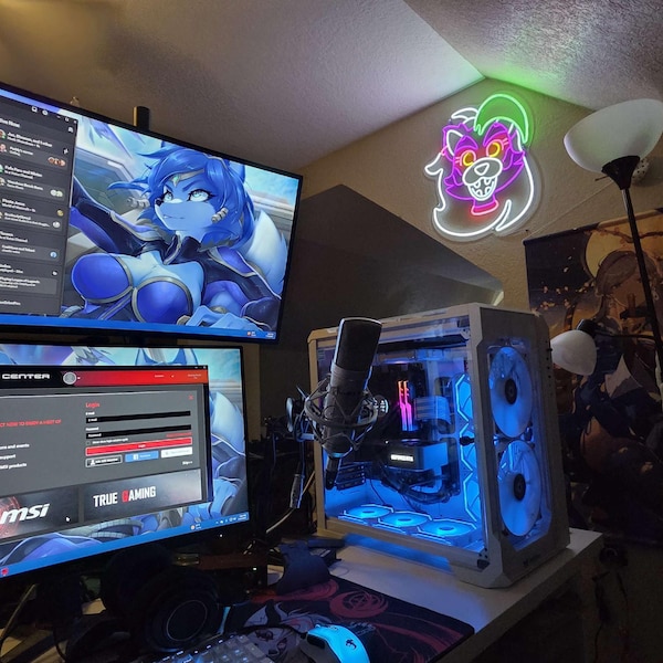 FNAF Roxanne Wolf - LED Neon Sign, Custom Neon, Neon Light - Etsy