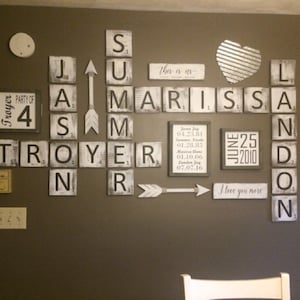 Personalized Date Sign With Names, Family Name and Birthday Sign ...