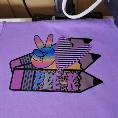 Peace Love Pre-k, School PNG, Back to School, Pre-k PNG, Pre ...