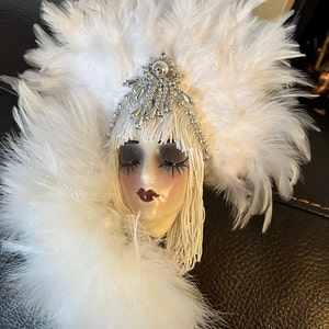 Unique Creations Lady Face Mask Wall Hanging Decor - Etsy