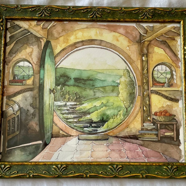 Ornate Green Gold Picture Frame,vintage Green Gold Ornate Frame,fancy ...