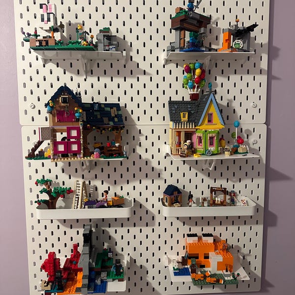 LEGO Minifigure Display Shelf for IKEA SKADIS Pegboard - Etsy