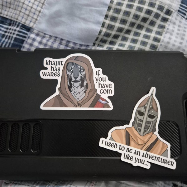 Skyrim Guard Stickers! - Cute, Gaming, Stickers, Gamer, Geeky, Nerdy ...