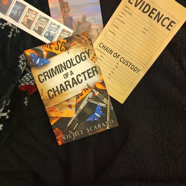 Criminology of a Character Signed Paperback and Custom Art Print: A ...