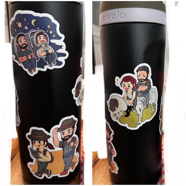 The Last of Us Part 2- TLOU Stickers (joel and Ellie) - Etsy