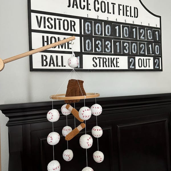 Custom Baseball Scoreboard - Vintage Baseball Scoreboard - Sports Decor ...