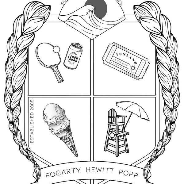 Modern Family Crest - Etsy