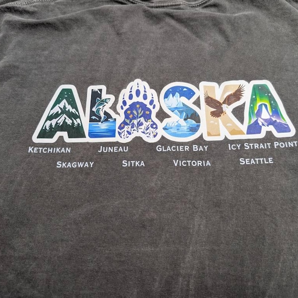 Alaska Lettering, PNG Digital Download, Sweatshirt Design, Alaska ...