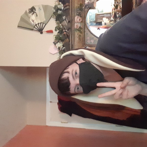 Fleece Link Hat Legend of Zelda Inspired BLACK Shadow Link Video Game ...