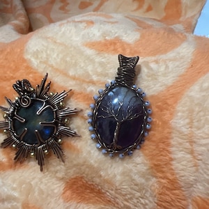 Beautiful Onex Pendant Copper Pendant. Wire Wrapped Pendant. Handmade ...