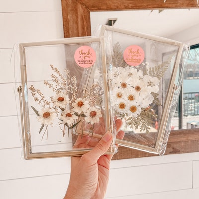 Dried Flower Pressed Flower Frame, Pressed Flower Floating Frame ...