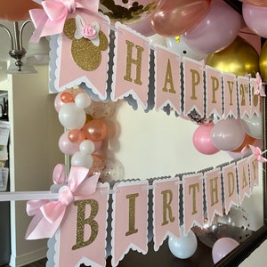 Minnie Mouse Banner Minnie Mouse Baby Shower Its a Girl - Etsy