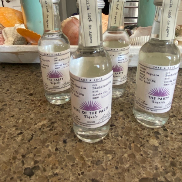 Bachelorette Casamigos Labels 50 Ml | Wife of the Party | Tequila Label ...