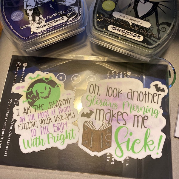 Oogie Boogie the Nightmare Before Christmas Vinyl Decal Sticker - Etsy