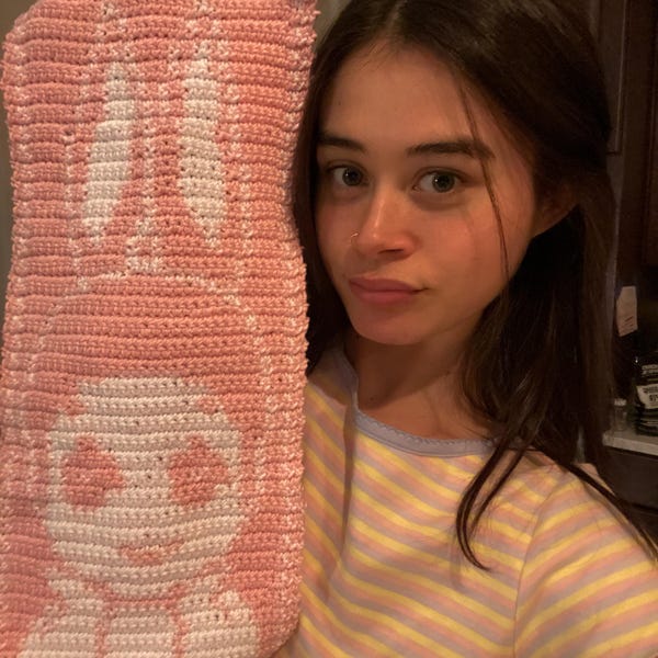 Rabbit Sonny Angel Inspired Crochet Tapestry Pattern - Etsy