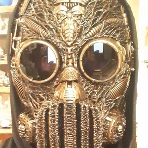 Steampunk Mask Apocalyptic Masquerade Scary Face Mask - Etsy
