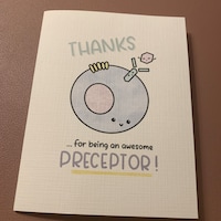 Thanks for Being an Awesome Preceptor - Thank You Card, Educator ...