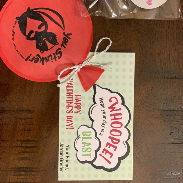 EDITABLE Whoopee Cushion Valentines | Printable Whoopee Cushion Holder ...