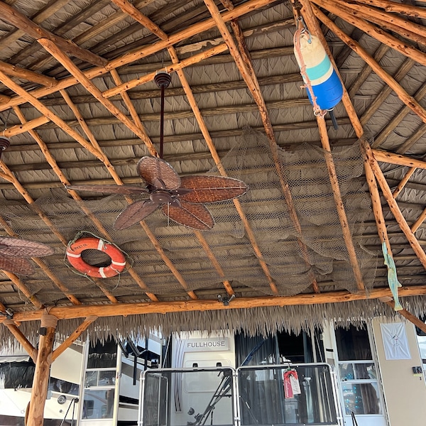 Authentic Fish Net Cut From Real Commercial Fishing Nets - 15 Ft X 15 ...