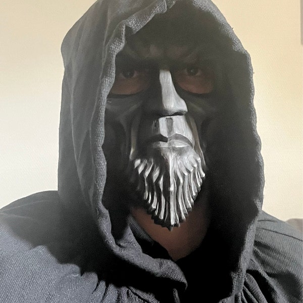 Fantasy Alchemist Mask, Old Man Mask - Etsy