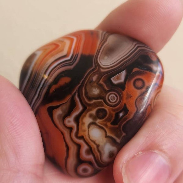 Tree Agate Tumble | Large Tree Agate Crystal Tumble | Moss Agate Tumble ...