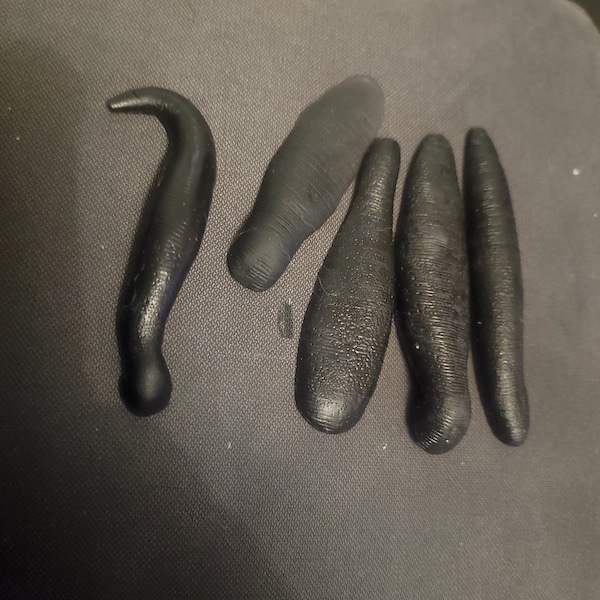 Larp Safe Rubber Leeches, Larp Medic, 5 Pack, Leach Healer, Plague ...